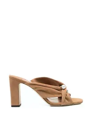 JIMMY CHOO Rafi Heeled Sandals - Brown