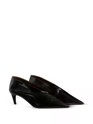 Khaite Pleated Pointed-toe Pumps