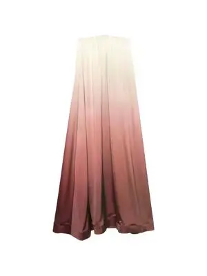 L'IDEE Costiera Ombré Strapless Maxi Dress - Neutrals