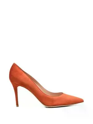 GIANVITO ROSSI Suede Pointed-toe Stiletto Pumps