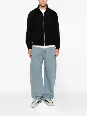 Givenchy Herringbone Zip-up Sweatshirt - Black