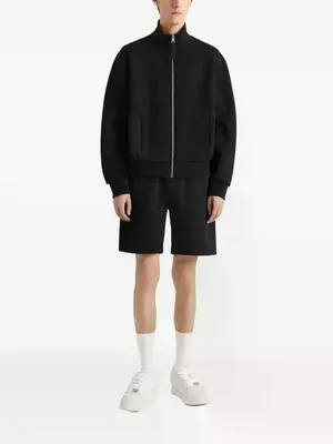 Givenchy Logo-embroidered Herringbone Shorts