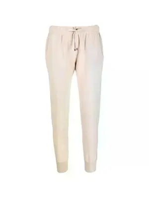 Brunello Cucinelli Drawstring Wool Track Pants - Neutrals