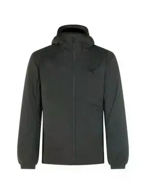 Arc'teryx Atom Logo-embroidered Hooded Jacket - Black