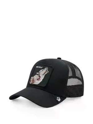GOORIN BROS Lone Wolf Patch Trucker Hat - Black