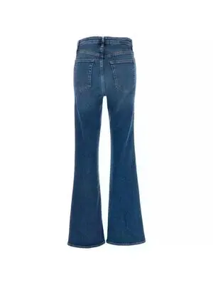 FRAME High-rise Flared Jeans - Blue
