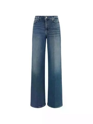 7 For All Mankind Flared Jeans - Blue
