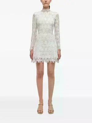 Simkhai Guipure Lace Long Sleeve Dress