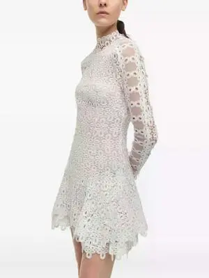 Simkhai Guipure Lace Long Sleeve Dress