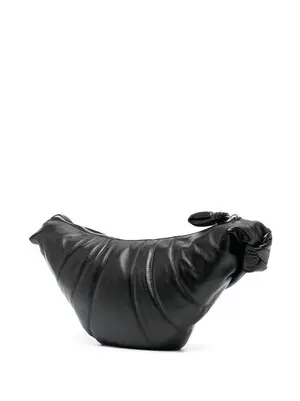 LEMAIRE Croissant Medium Leather Shoulder Bag