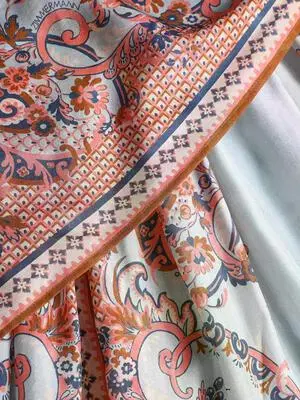 Zimmermann Aster Scarf Midi Skirt