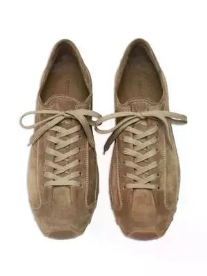 Officine Creative Suede Panelled Sneakers