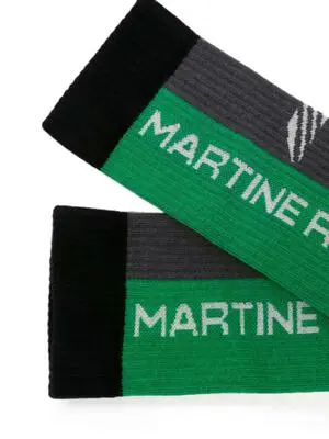 Martine Rose Logo Panel Socks