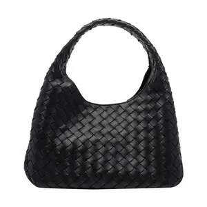 Bottega Veneta Woven Leather Handbag - Black