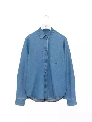 Loewe Anagram Embroidered Denim Shirt
