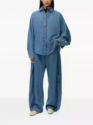 Loewe Anagram Embroidered Denim Shirt