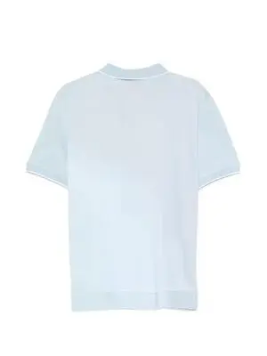 Karl Lagerfeld Logo-print Tipped-collar Polo Shirt