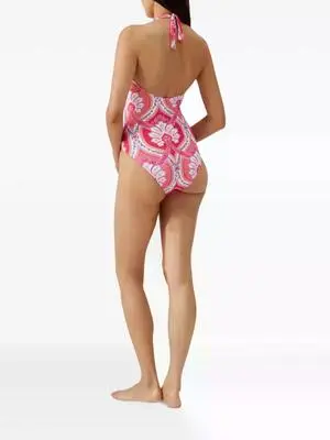 Melissa Odabash Tampa Paisley-print Halterneck Swimsuit