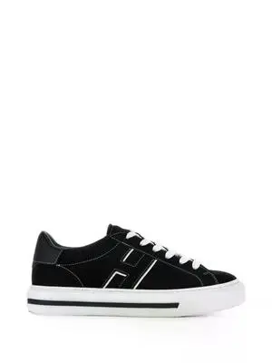Hogan Rebel Suede Sneakers - Black