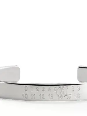 MAISON MARGIELA Engraved Numeric Cuff Bracelet