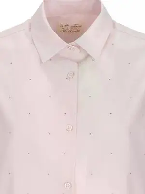 MC2 SAINT BARTH Meredith Crystal Embellished Shirt
