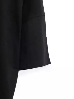 JIL SANDER Drop-shoulder Mock Neck T-shirt