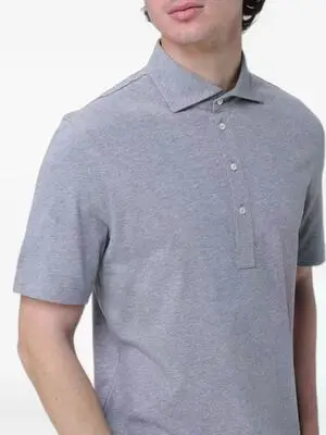 Brunello Cucinelli Short-sleeve Cotton Polo Shirt