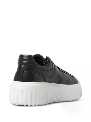 Hogan H-stripes Logo-patch Platform Sneakers