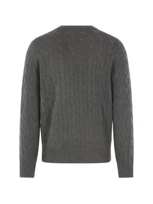 Brunello Cucinelli Cable-knit Cashmere Crew Neck Sweater