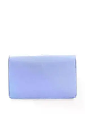 Fendi Studded Leather Tube Wallet On Chain Crossbody Bag - Blue