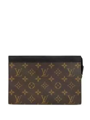LOUIS VUITTON Monogram Macassar Gaston Wearable Wallet Crossbody Bag - Brown