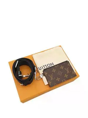 LOUIS VUITTON Monogram Macassar Gaston Wearable Wallet Crossbody Bag