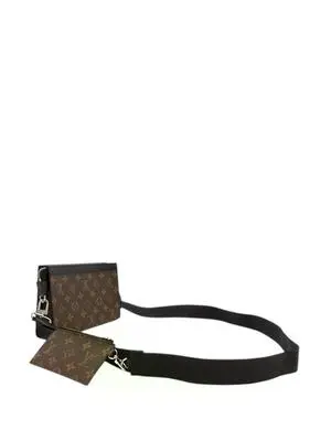 LOUIS VUITTON Monogram Macassar Gaston Wearable Wallet Crossbody Bag
