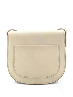 Celine Trotteur Grainy Leather Small Crossbody Bag - Neutrals