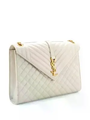 Saint Laurent Monogram Envelope Satchel Shoulder Bag