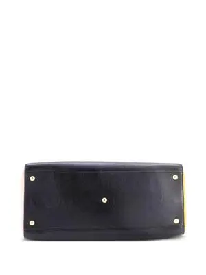 Fendi 2jours Leather Medium Tote Bag - Black