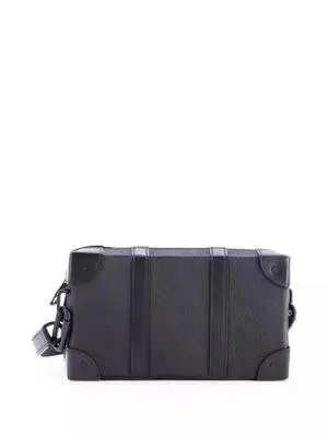 LOUIS VUITTON Soft Trunk Wallet Monogram Taurillon Leather Crossbody Bag