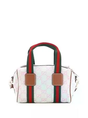 Gucci Web Boston Bag Gg Canvas Mini Travel Bag