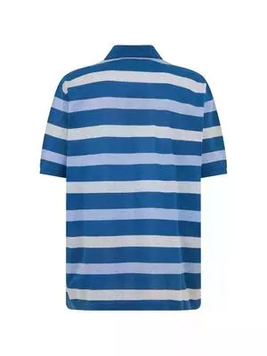 Paul & Shark Horizontal-stripe Short-sleeve Polo Shirt