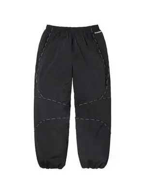 Supreme Logo-piping Track Pants - Black