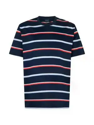 Paul & Shark Striped Cotton T-shirt - Blue