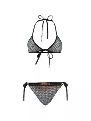 Missoni Caperdoni Sequin-embellished Zigzag Bikini