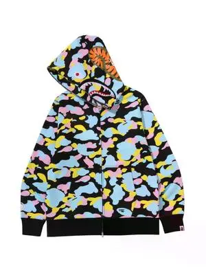 A BATHING APE Shark Camouflage Hoodie