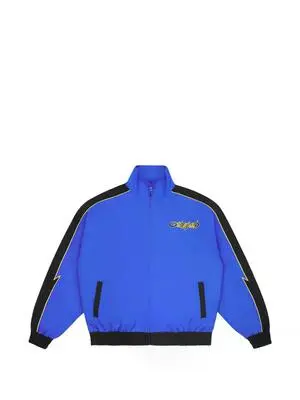 GODSPEED Logo-print Panelled Jacket - Blue