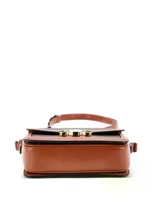Celine Triomphe Coated Canvas Shoulder Bag - Black