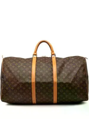 LOUIS VUITTON 1989 Keepall 60 Travel Bag - Brown