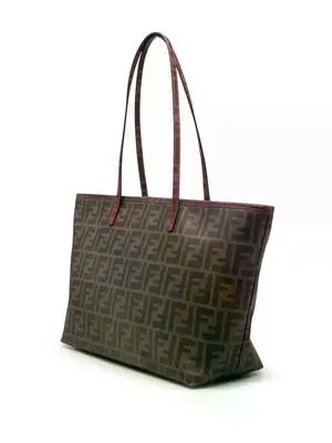 Fendi Zucca Spalmati Roll Tote Bag