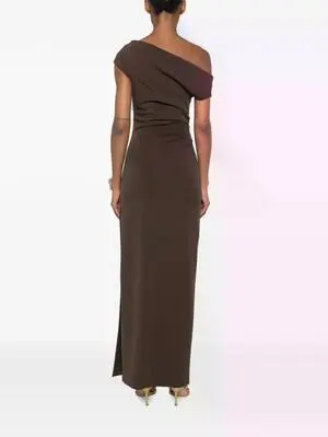 P.a.r.o.s.h One-shoulder Draped Maxi Dress