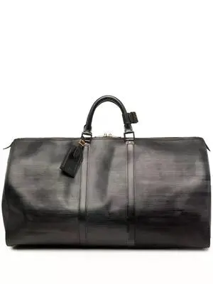 LOUIS VUITTON Epi Keepall 55 Travel Bag - Black