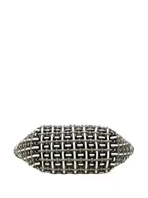 Balenciaga Faux Leather Bistro Basket Bag Xs Satchel